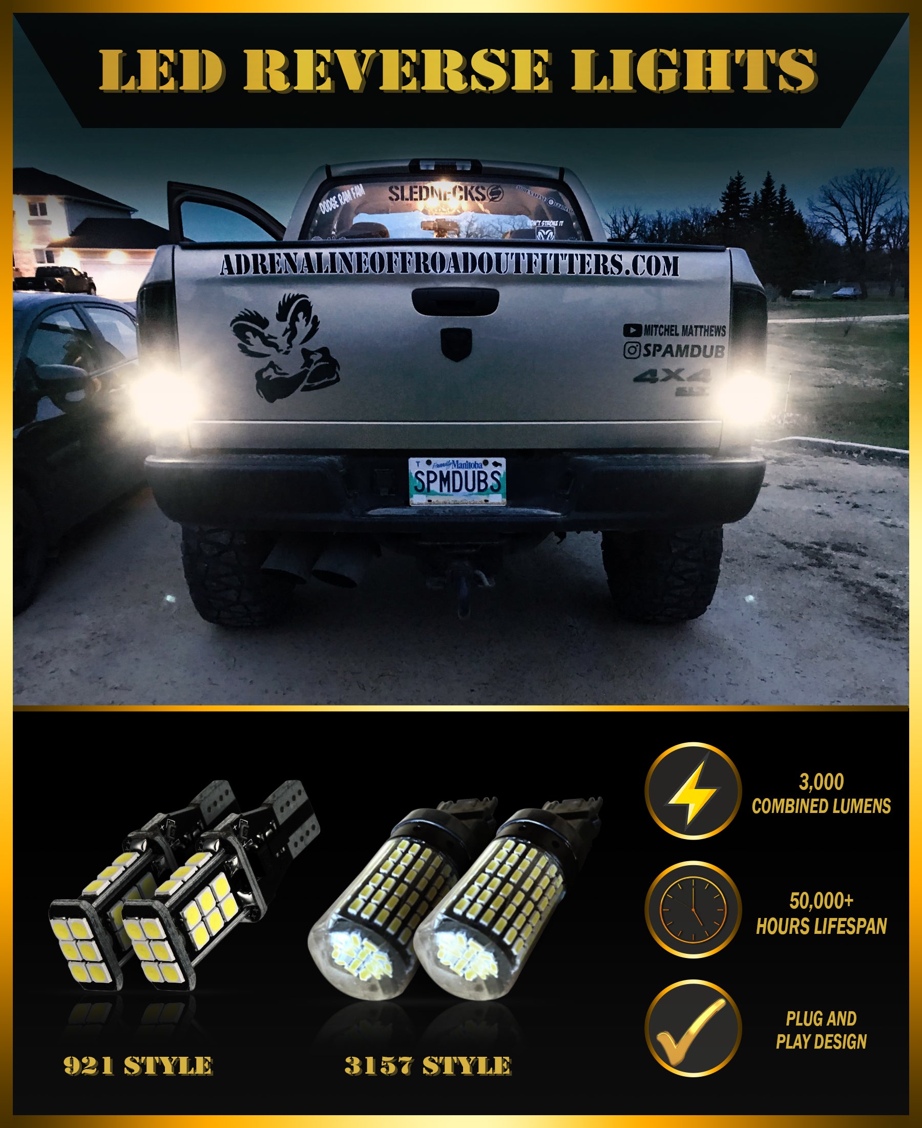 Headlights & Taillights – Adrenaline Offroad Outfitters